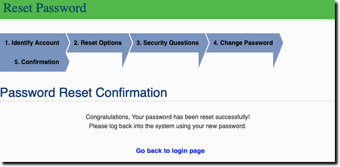 How to Perform a Password Reset – Tennessee Data Collection Support Center